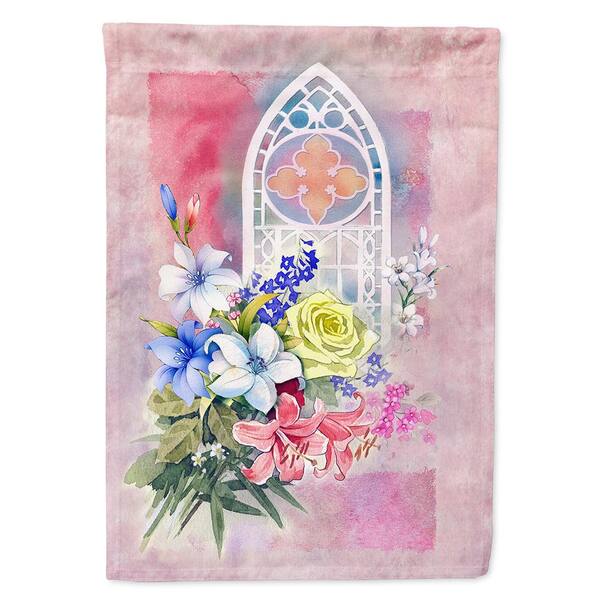 Caroline's Treasures 11 in. x 15-1/2 in. Polyester Church Window and ...