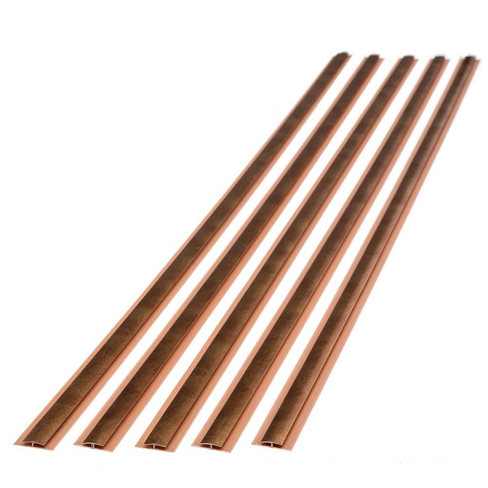 Fasade Antique Bronze 47 in. Vinyl Divider Trim(5-Pack) 14831 - The ...