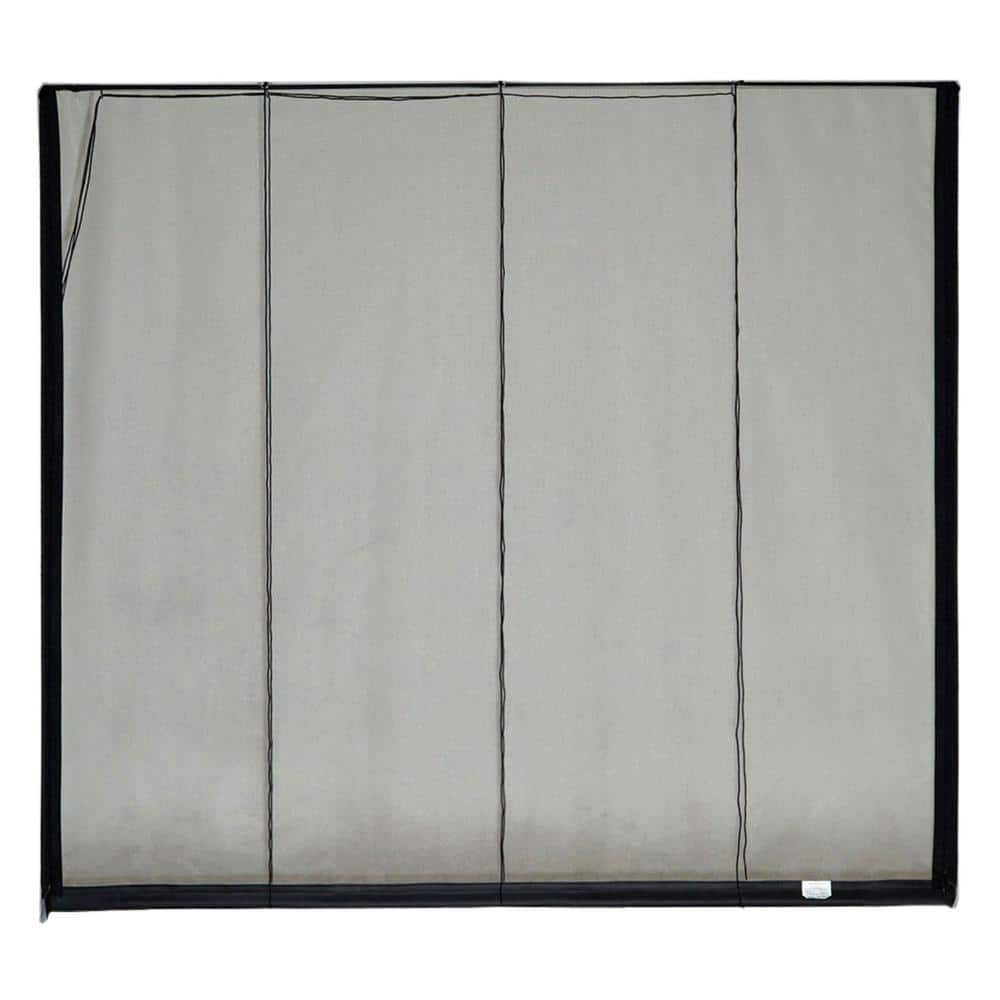 Fresh Air Screens 8 ft. x 7 ft. Roll-Up Garage Door Screen with 2 ...