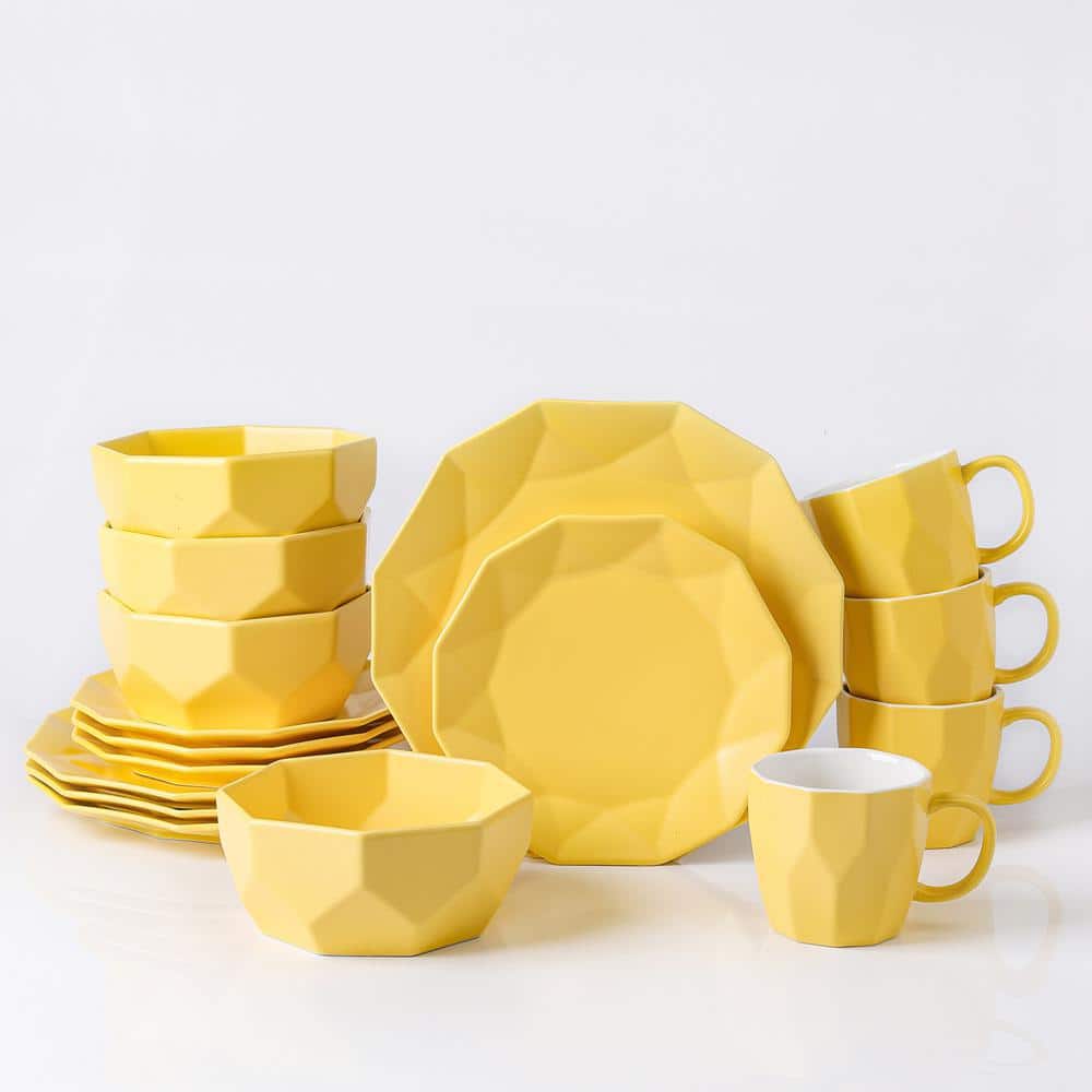 STONE LAIN Stone Lain Jamie 16-Piece Dinnerware Set Porcelain, Service ...