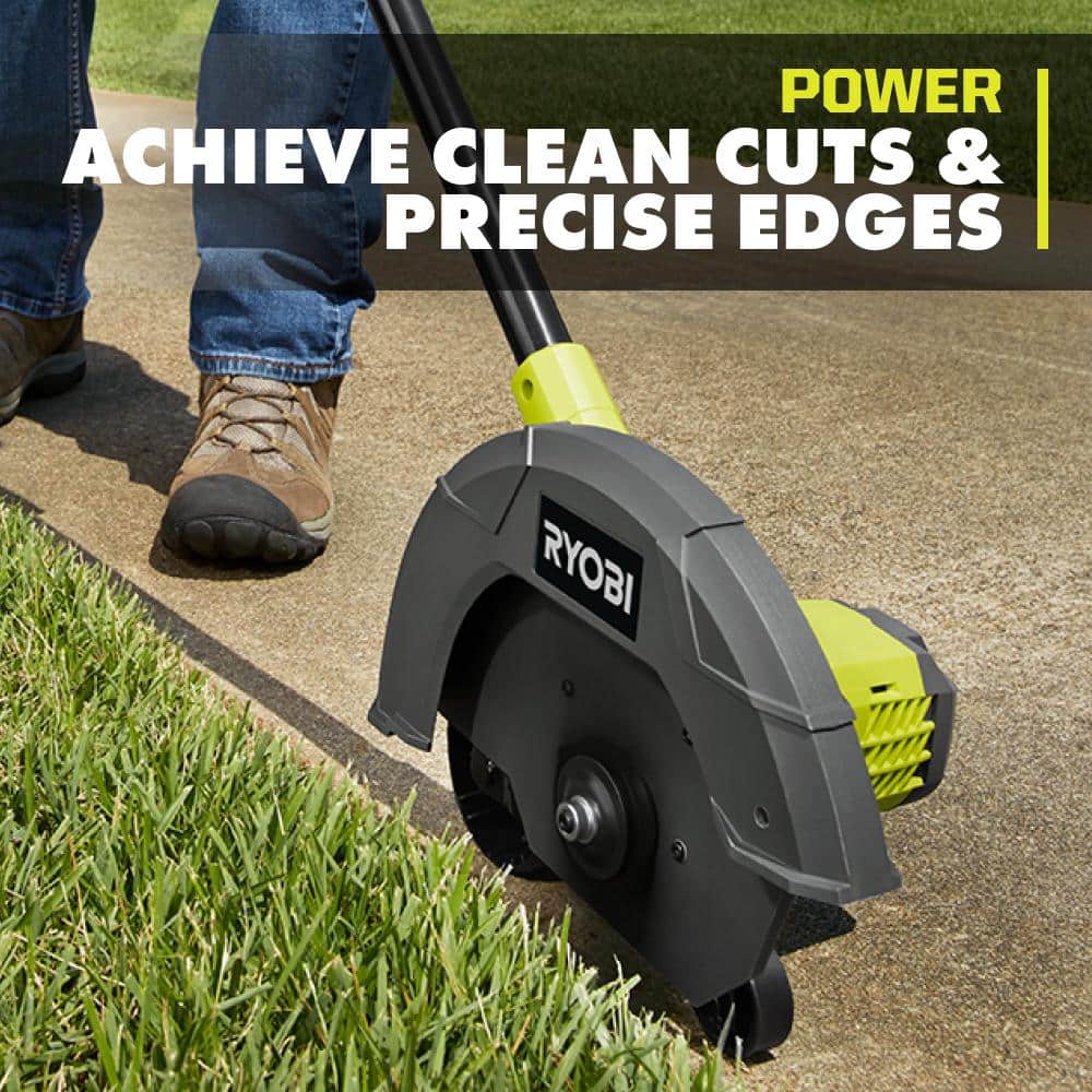 RYOBI ONE+ 18V 9 in. Cordless Battery Edger (Tool Only) P2300BTL Best ...