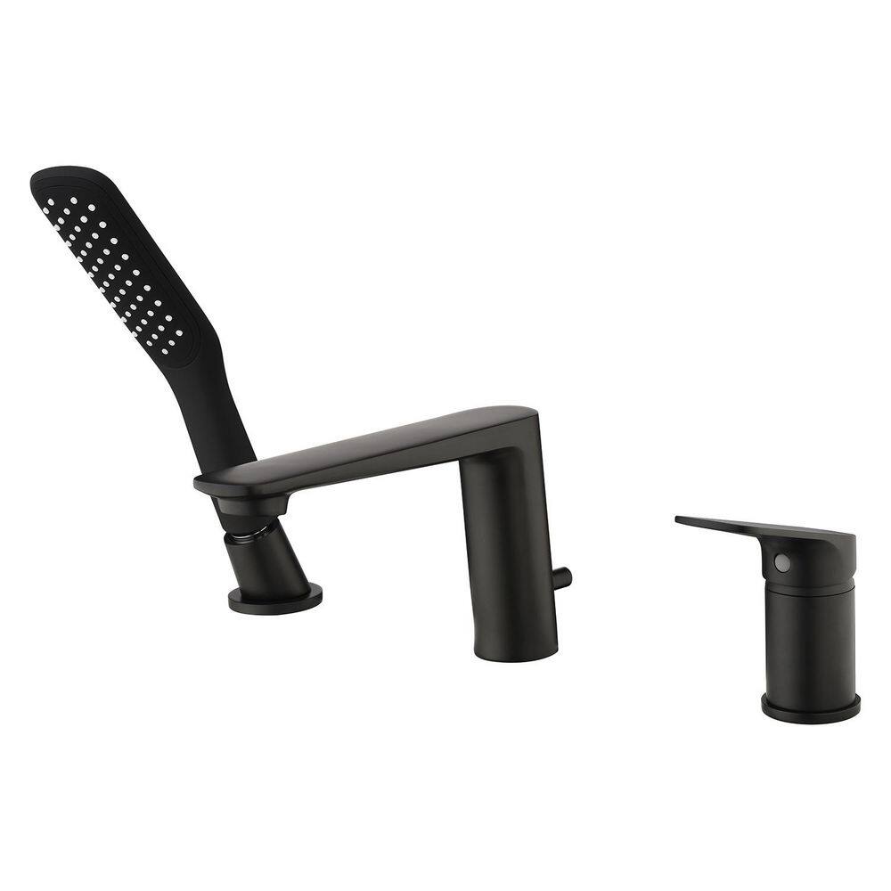 Modland 8 in. Widespread Single Handle Mid Arc Bathroom Faucet with ...