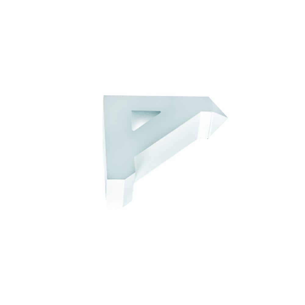 Fypon 12 in. x 12 in. x 3-1/2 in. Polyurethane Bracket BKT12X12X4 - The ...