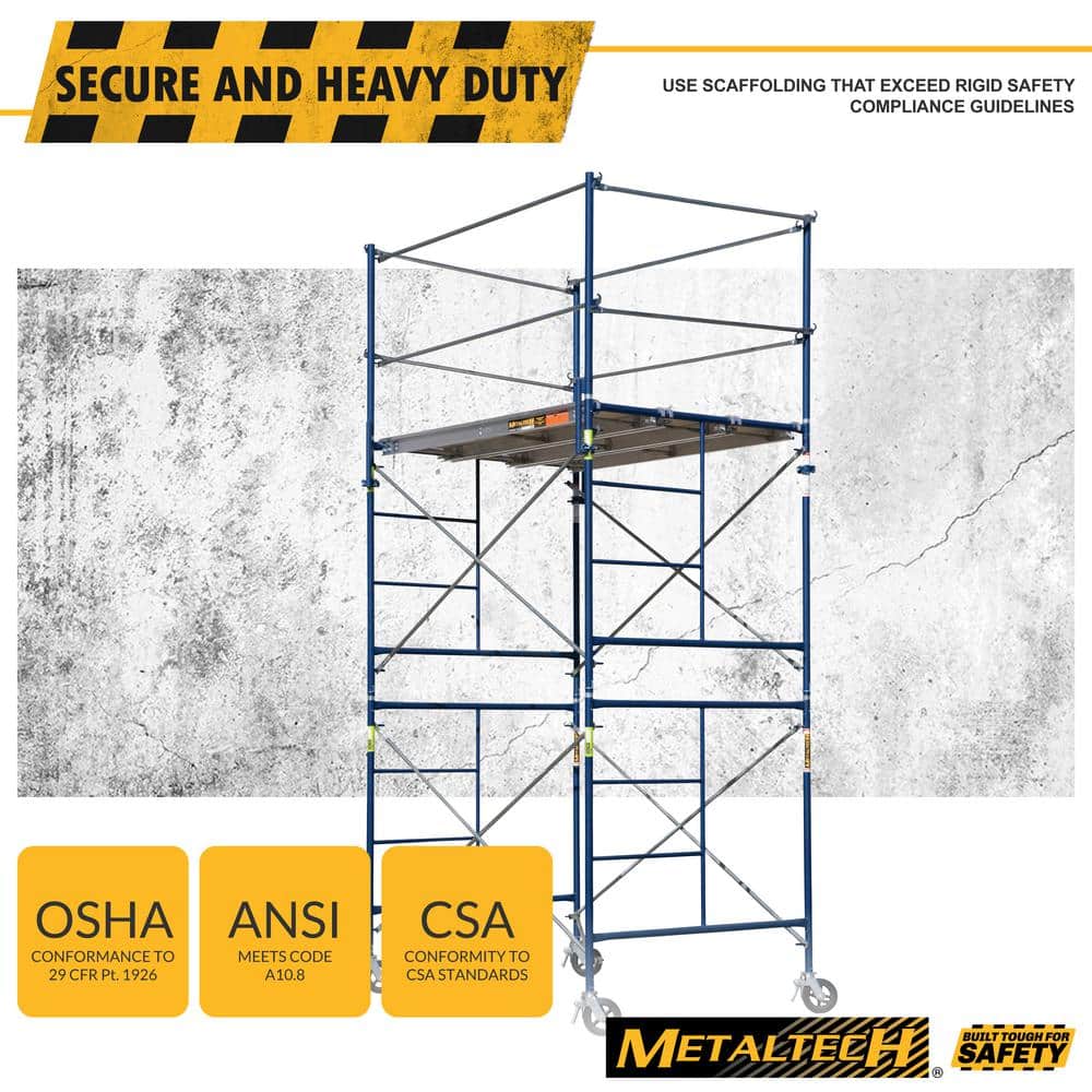 Saferstack 2-Level Rolling Scaffold Tower Set with Philippines | Ubuy
