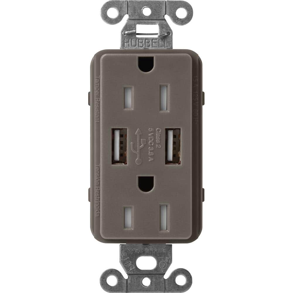 Reviews for Lutron Claro 15 Amp USB Duplex Outlet, Truffle (SCR-15-UBTR ...