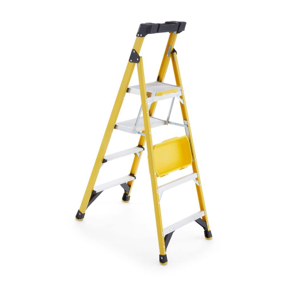 Dual Platform Step Ladder with Project Bucket, 10ft Philippines | Ubuy