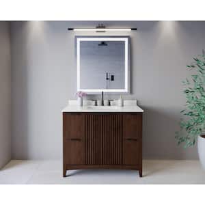 Wyndham Collection Palmilla 48 in. Single Freestanding Dark Walnut Bath ...