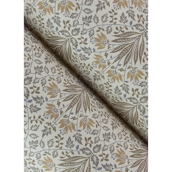 CHRIS LOVES JULIA Woodbury Brown Floral Damask Wallpaper 4173-27633 ...
