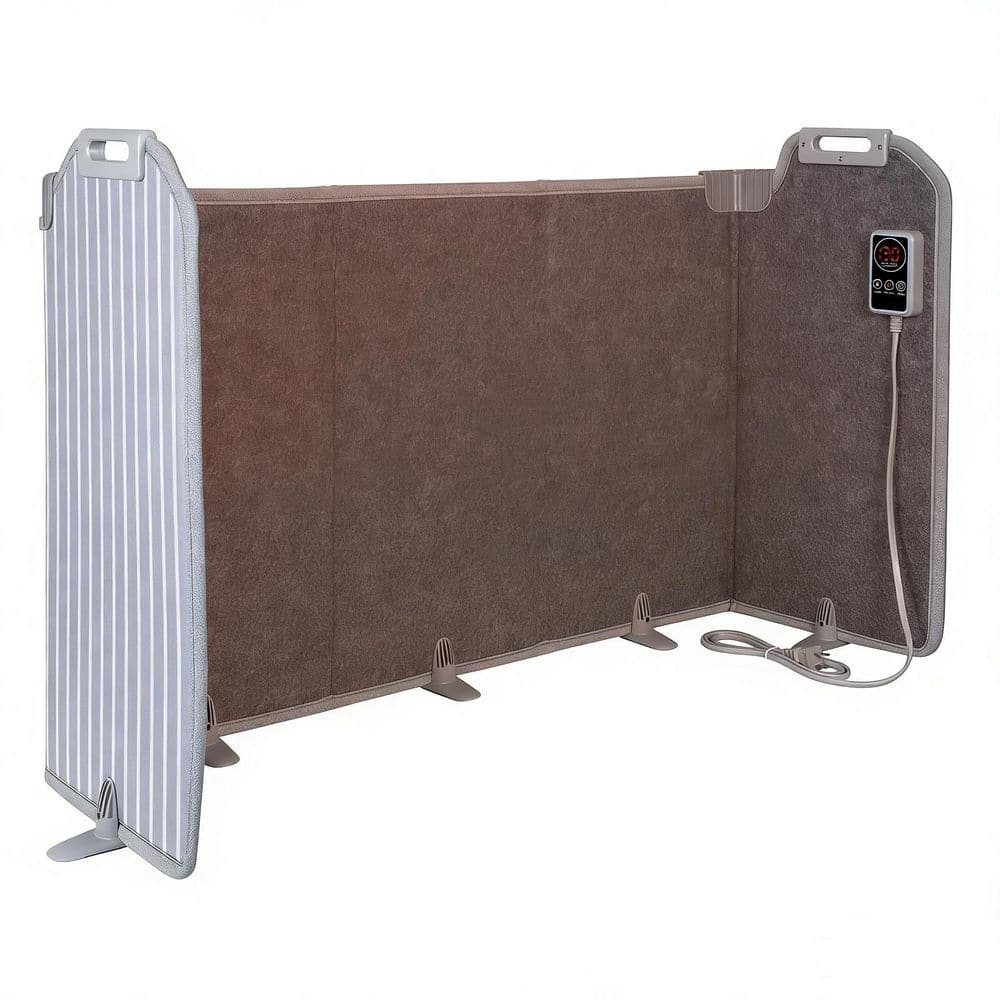 BIBIVIS Portable Radiant Micathermic Electric Panel Space Heater, Under ...