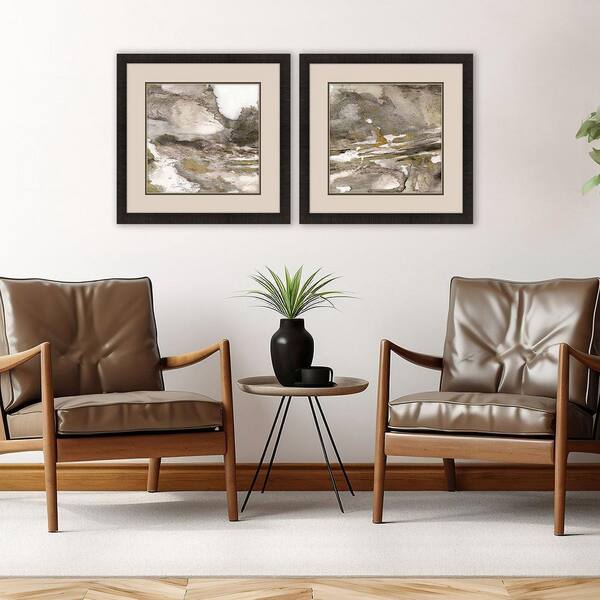 Paragon Urban Reflection by Chang 2 Piece Framed 2 Piece Abstract Art ...