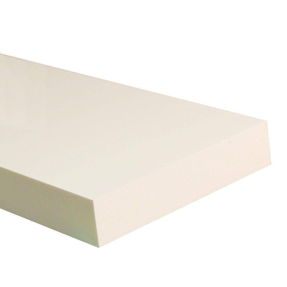Veranda 3/4 in. x 3-1/2 in. x 8 ft. White PVC Trim HDVPT010408S4S - The ...