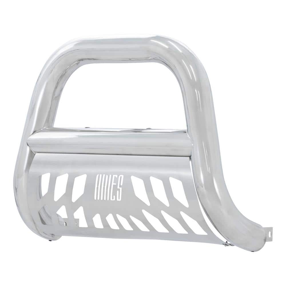 Aries Big Horn 4-Inch Polished Stainless Steel Bull Bar, Select Ford ...