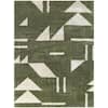 BALTA Johan Green 4 ft. x 6 ft. Geometric Area Rug 3122595 - The Home Depot