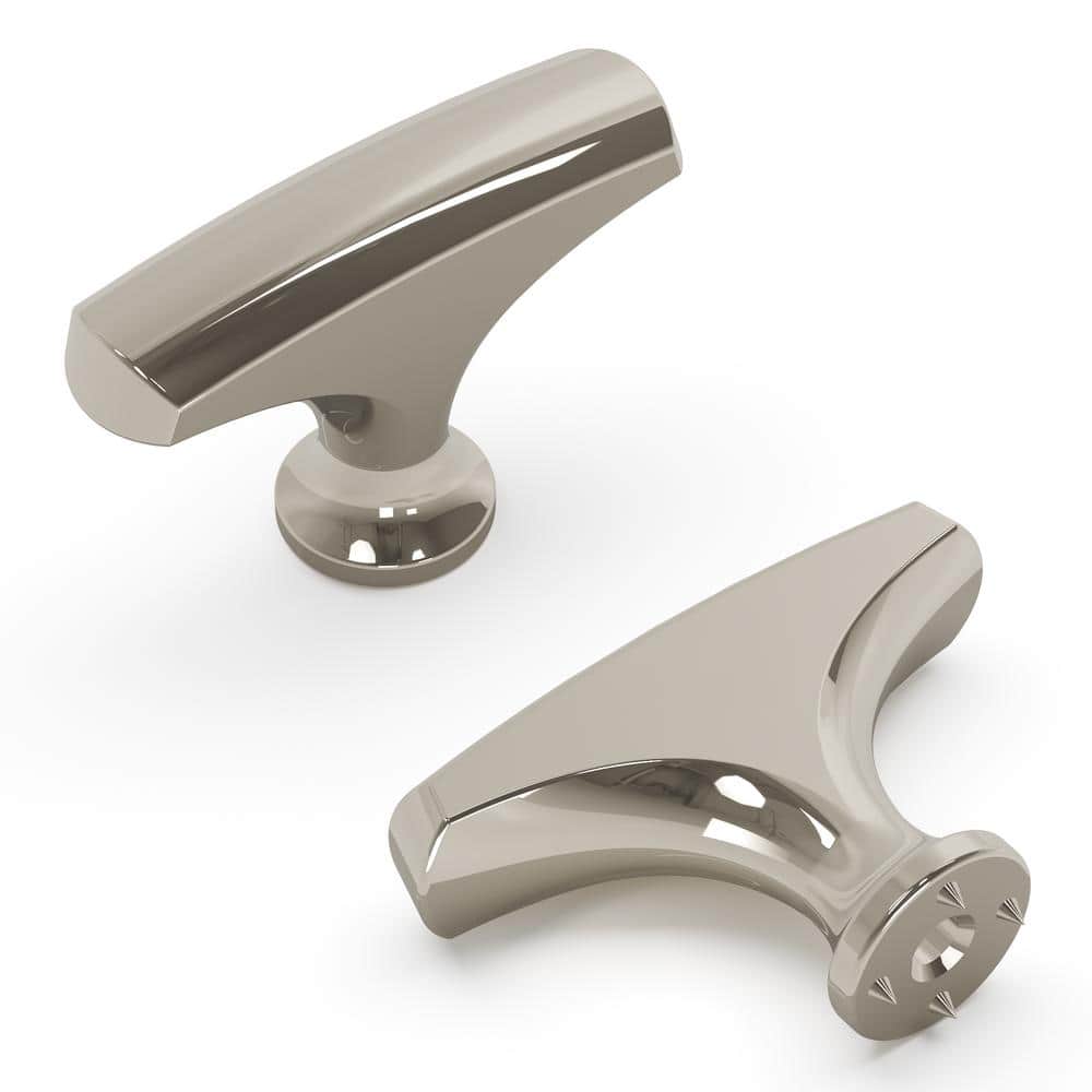 HICKORY HARDWARE Greenwich Collection Knob 1-3/4 in. x 1/2 in. Polished ...