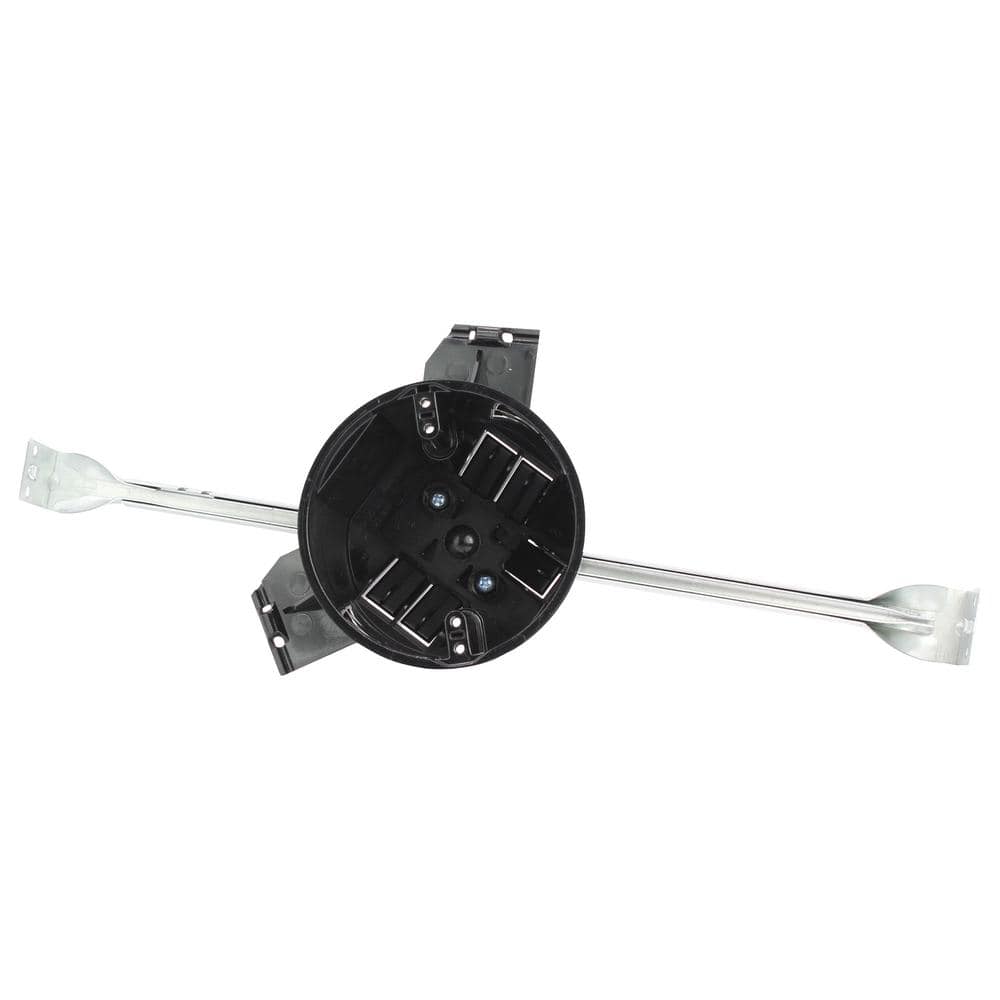 Cantex New Work 25 cu. in. Heavy Wall Round Electrical Ceiling Box with ...