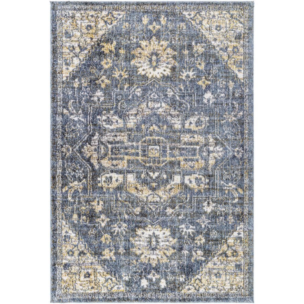 Livabliss Monet Gray Traditional 5 ft. x 7 ft. Indoor Area Rug MMO2304 ...