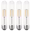 LUXRITE 60-Watt Equivalent T9 Dimmable Edison Tube LED Light Bulbs 5 ...