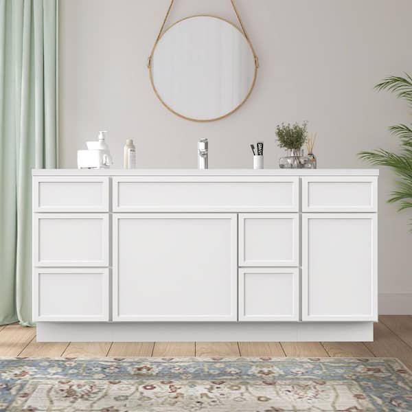 Have a question about Vanity Art Colton 66 in. 2-Door and 6-Drawer ...