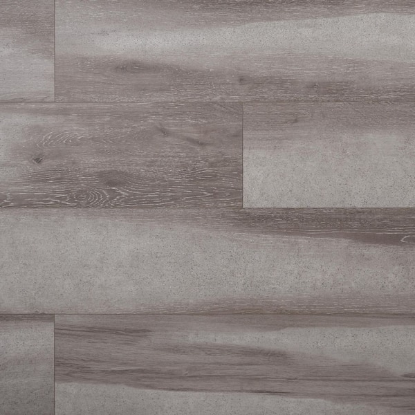 Ivy Hill Tile Urbana Ash Brown 12 in. x 48 in. x 20 MIL Rigid Core ...