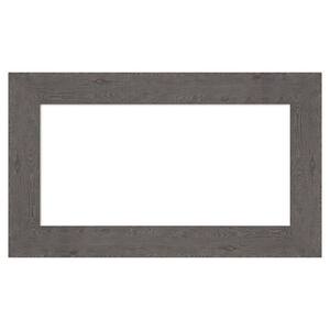 Amanti Art Pinstripe Plank Grey 25 in. x 19 in. Polystyrene Framed Dry ...