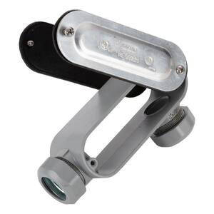 BRIDGEPORT 3/4 in. Mighty-Seal Raintight EMT Aluminum Conduit Body ...