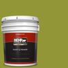 BEHR PREMIUM PLUS 5 gal. #S-H-410 Appletini Flat Exterior Paint ...