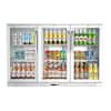 Koolmore 53 in. W 11 cu. ft. 3-Glass Door Counter Height Back Bar ...