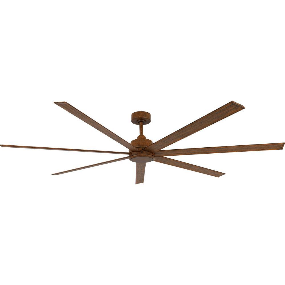 Lucci Air Atlanta 72 in. Indoor/Outdoor Koa Ceiling Fan with Koa Blades ...