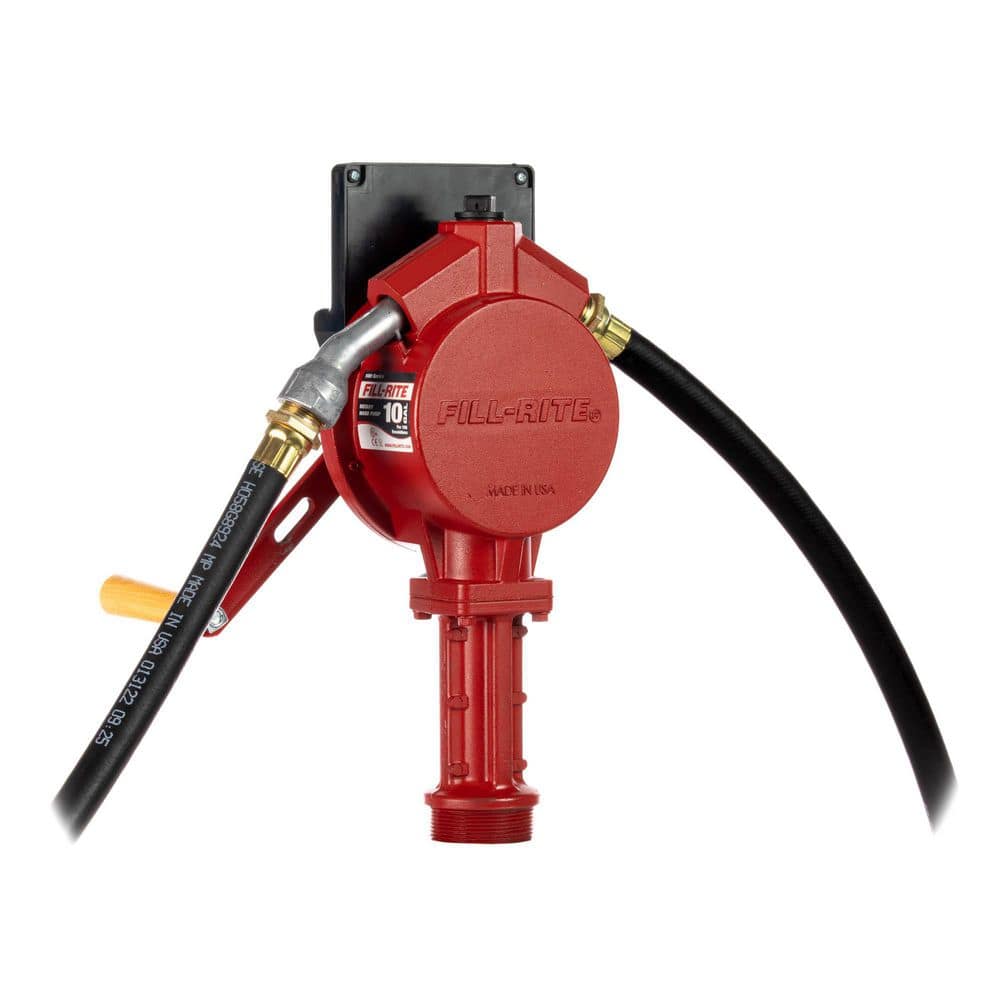 FILL-RITE Rotary Fuel Transfer Hand Pump with Standard Accessories and Counter FR112C - The Home ...