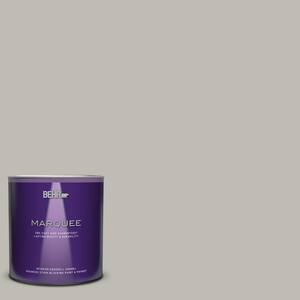 BEHR MARQUEE 1 gal. #MQ6-23 Pumice One-Coat Hide Satin Enamel Interior ...