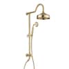 Lukvuzo 2-Jet Shower System with 8 in. Rain Showerhead and Hand Shower ...