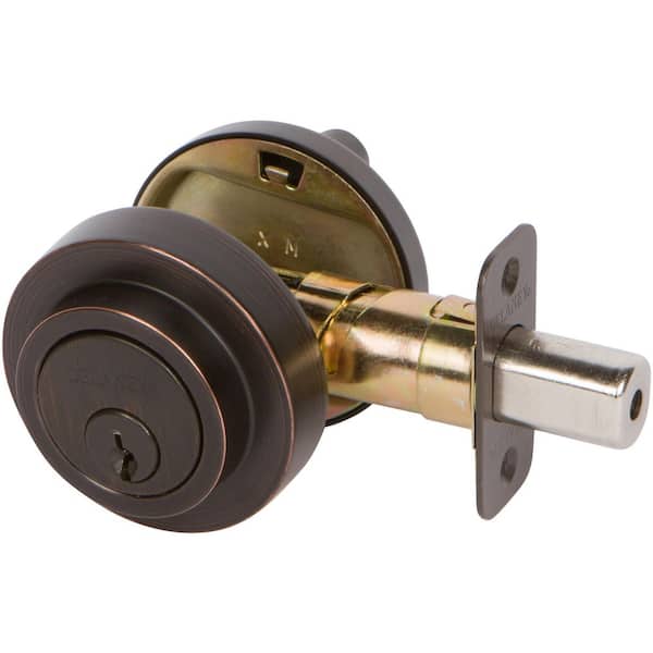 DELANEY HARDWARE Delaney Round Single Cylinder Deadbolt Tuscany Bronze ...