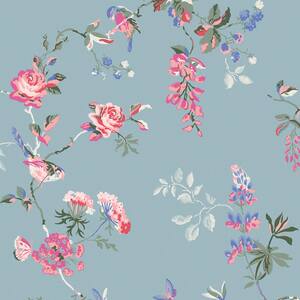 Painted Kingdom Blue Wallpaper Sample 12552694 - The Home Depot
