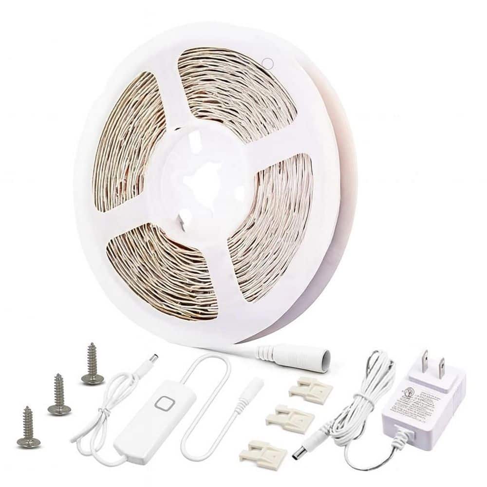BeamBox 16.4 ft. Integrated LED Yellow Strip Light Fixture-Dimmable ...