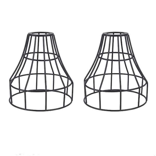 BIBIVIS Industrial Vintage Rustic Bulb Covers, DIY Farmhouse Metal Wire ...