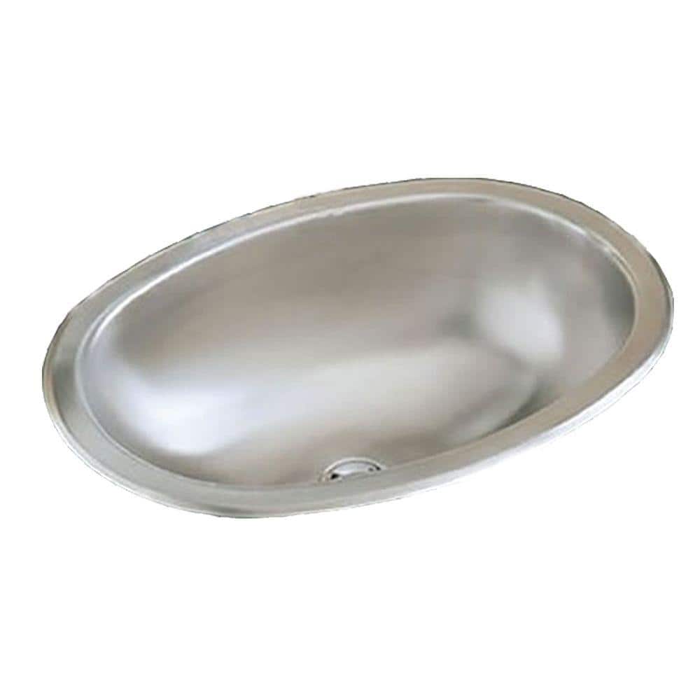 STERLING Drop-in Stainless-Steel Bathroom Sink 1181-0 - The Home Depot