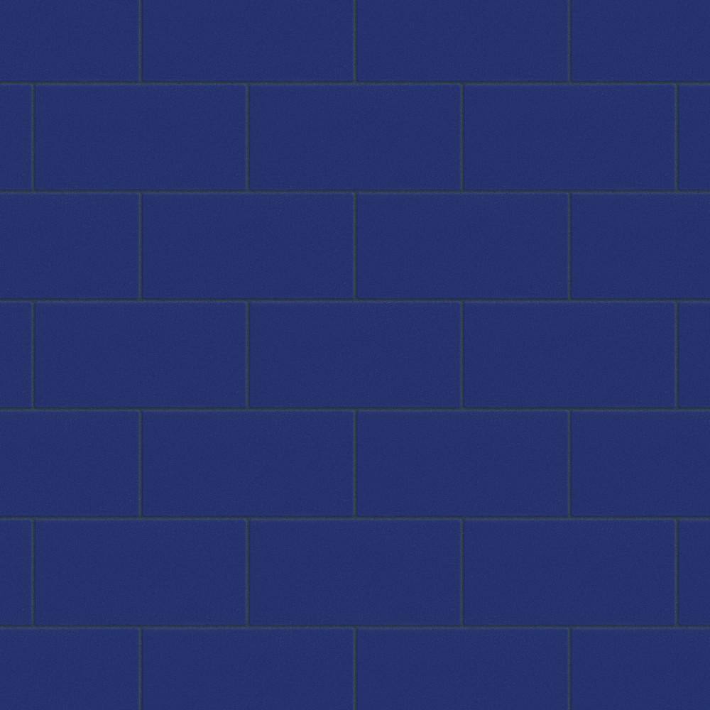 Merola Tile Piscina Brick Cobalt Glossy 4-3/4 in. x 9-5/8 in. Porcelain ...