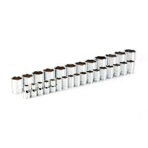 TEKTON 1/2 in. Drive 6-Point Socket Set (23-Piece) SHD92002