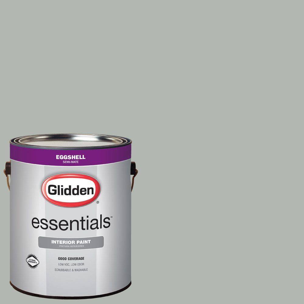 Glidden Essentials 1 gal. #HDGCN11 Dusty Miller Eggshell Interior Paint ...
