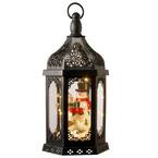 National Tree Company 15 in. Lighted Holiday Lantern RAC-ZHF03152