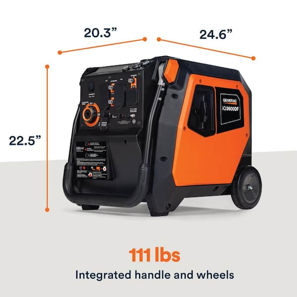 Generac 3600 / 3000-Watt Dual Fuel Electric Switch Gasoline / Propane ...