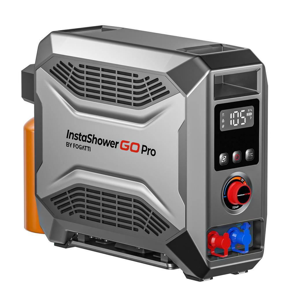 FOGATTI InstaShower Go Pro, 22000BTU, Outdoor Camping Portable Propane ...