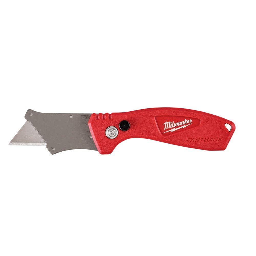 Milwaukee FASTBACK Compact Flip Utility Knife 48-22-1906 - The Home Depot