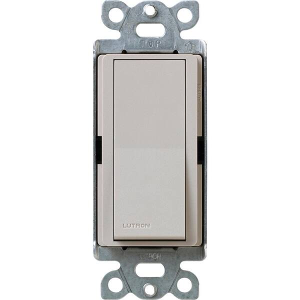 Lutron Claro 15 Amp 3 Way Rocker Switch Taupe Sc 3ps Tp