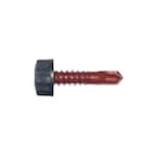 Nylo-Tec #12 x 1 in. Nylon Bronze Bi-Hex Head Self Drill Screw (100 per ...