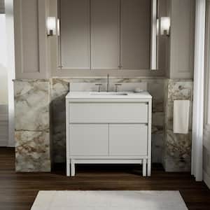 KOHLER Solive 60 in. Double SinkLight Oak Bath Vanity Cabinet with Sink ...