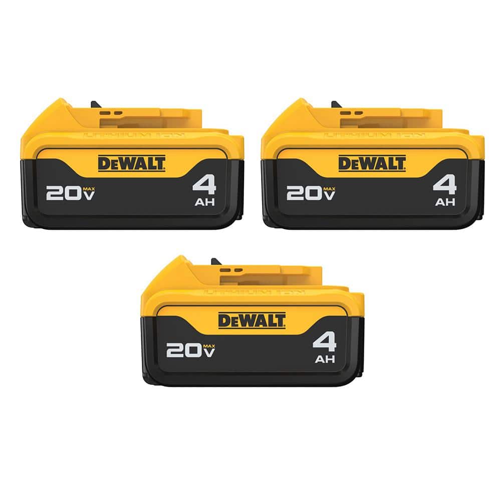 Reviews for DEWALT 20V MAX Premium Lithium-Ion 4.0Ah Battery Pack (3 ...
