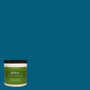 BEHR MARQUEE 1 gal. #MQ5-62 Blue Edge Semi-Gloss Enamel Exterior Paint ...