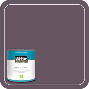 BEHR PREMIUM PLUS 8 oz. #690F-7 Indulgent Semi-Gloss Interior/Exterior ...
