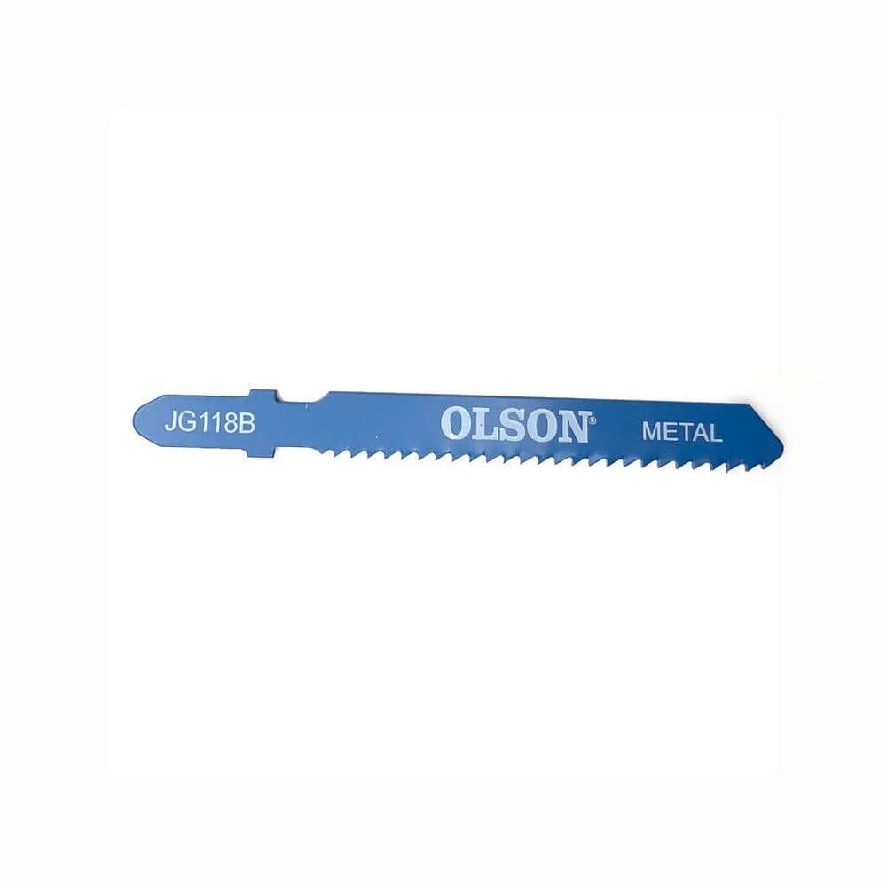 Olson Saw Jig Saw Steel Blade Set, 3 in. Long, 0.31 in. Wide, 21 to 12 ...